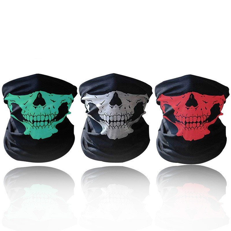 Motorcycle Face Mask Headgear Windproof Velvet Fabric Unisex Full Face ...