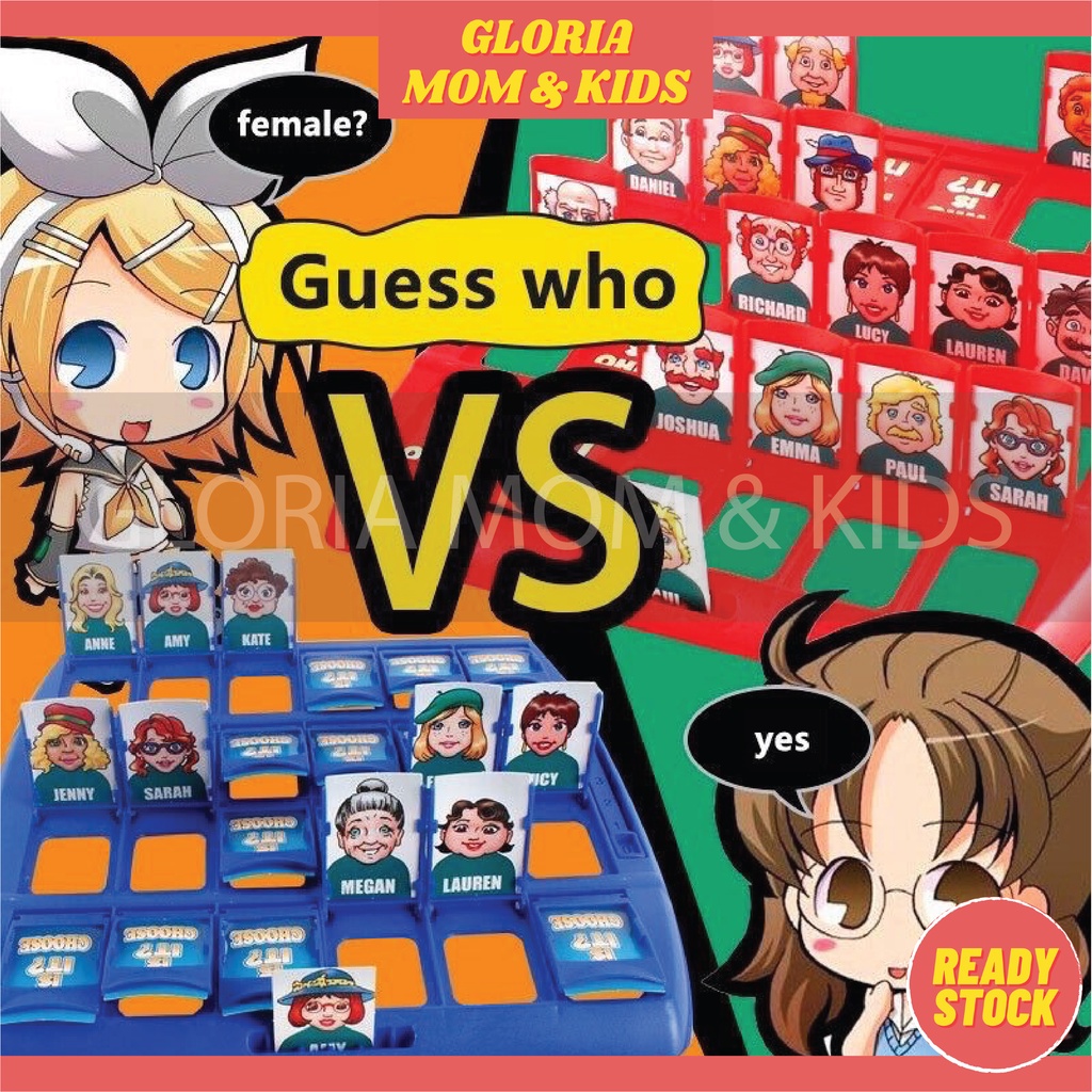 Guess Who Is It ? Classic Board Games Family Funny Guessing Game Kids ...