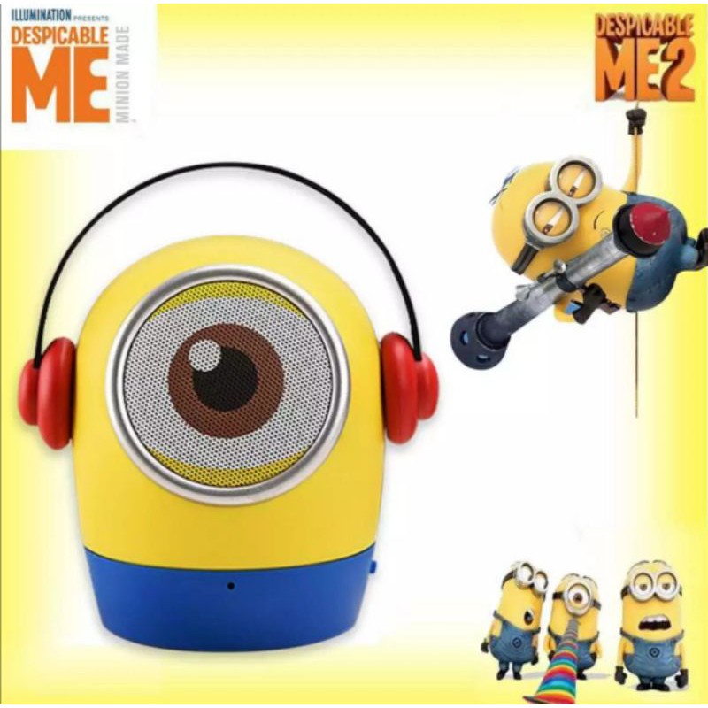 [FREE SHIPPING] Minions Mini Bluetooth Speaker Cute Music Player ...