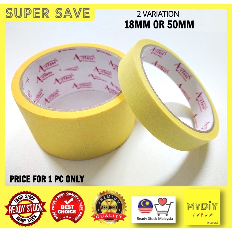 HARGA KILANG -MDS Masking Tape (18mm & 50mm) | Shopee Malaysia