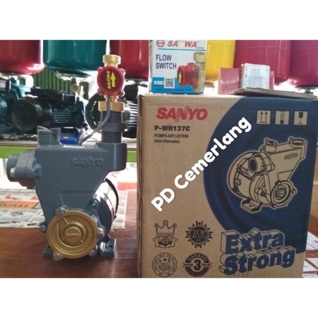 Sanyo water pump, automatic booster pump | Shopee Malaysia