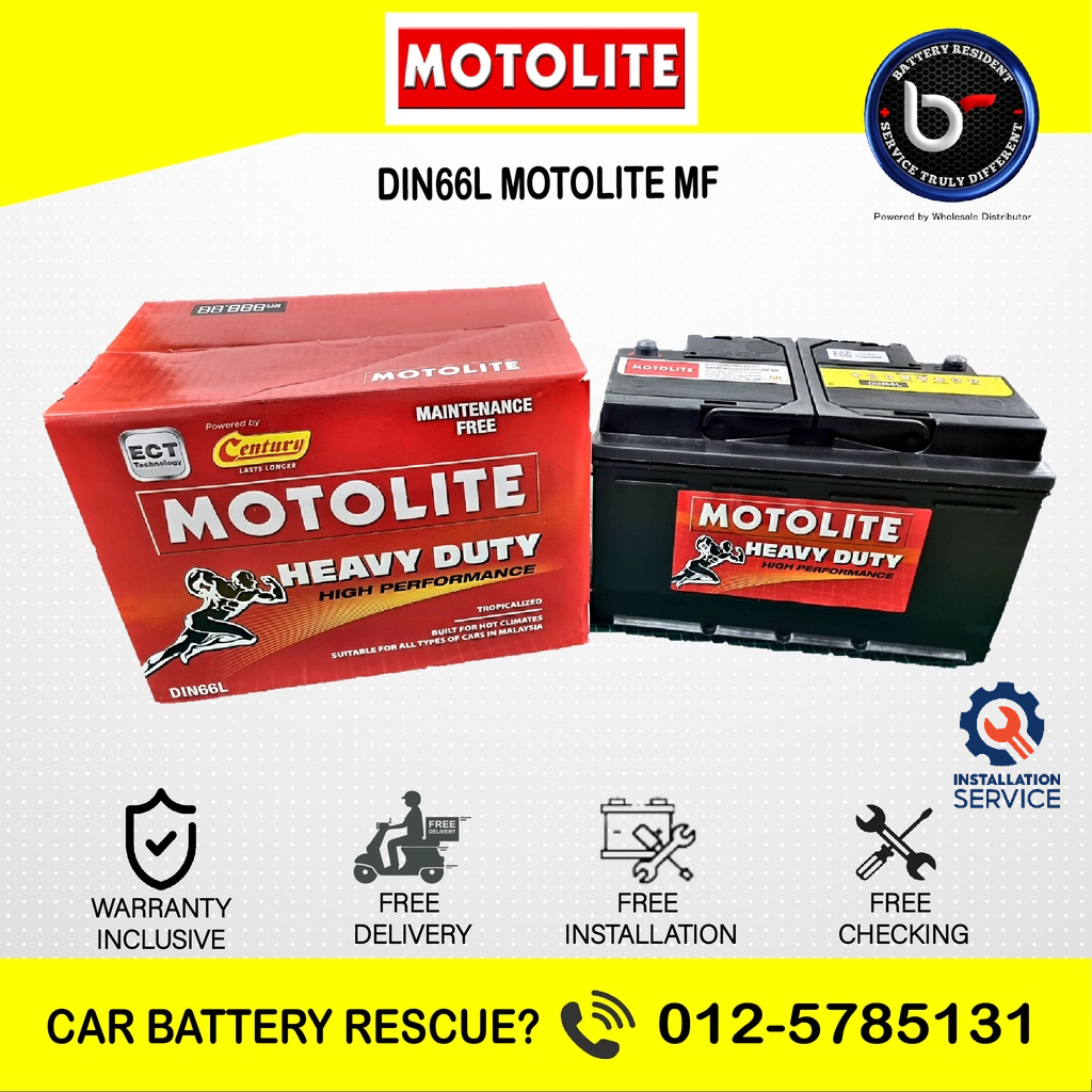 [ Installation Provided ] DIN66L | LN3 | Motolite Heavy Duty MF ] DIN66 ...