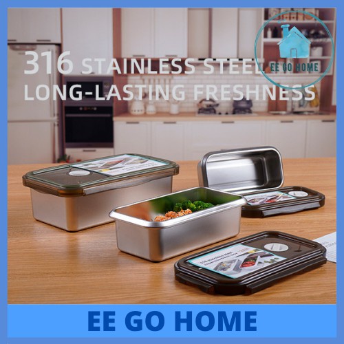 316 Stainless Steel Japanese Food Container Japanese Style Bento ...