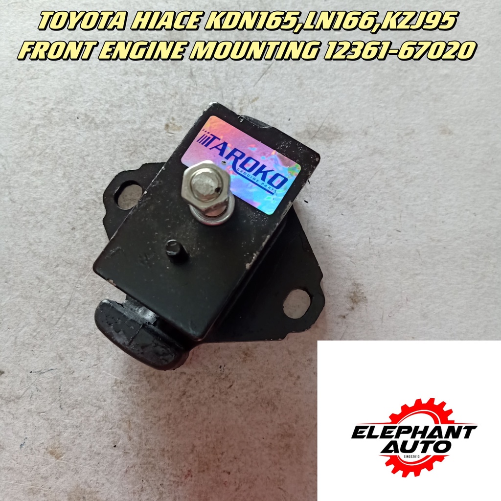 TOYOTA HIACE KDN165,LN166,KZJ95 FRONT ENGINE MOUNTING 12361-67020 ...