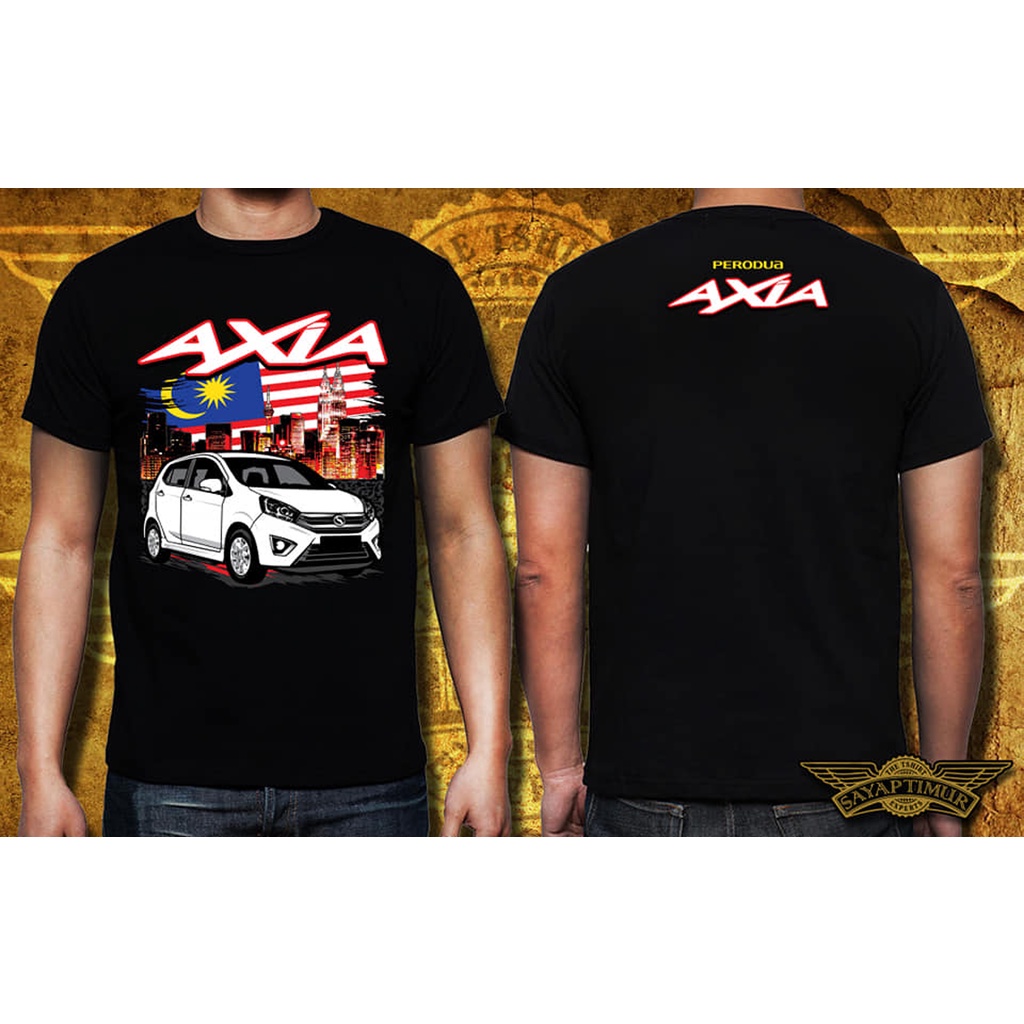 Perodua Axia Advance Limited *D1 (Ivory White+ Black Tshirt) | Shopee ...