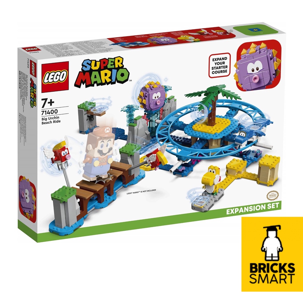 71400 LEGO Super Mario Big Urchin Beach Ride Expansion Set (536 Pieces ...