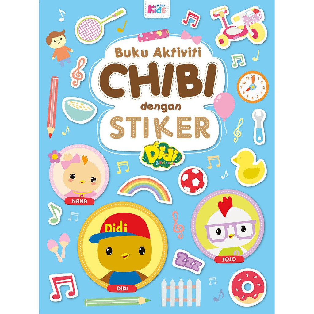 Buku Aktiviti Chibi Sticker (Didi & Friends) | Shopee Malaysia