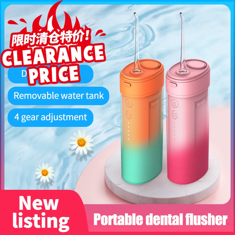 Portable tooth cleaner Electric flushing device Rechargeable dental ...