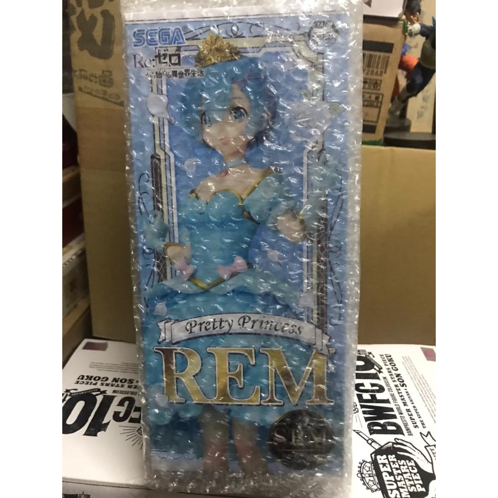 Sega Re:Zero SPM Figure Rem & Ram Pretty Princess Blue version | Shopee ...