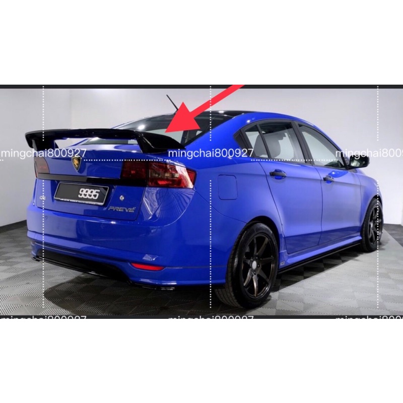 🔥READYSTOCK🔥SP345PROTON PREVE PREVE SPOILER (LANCER)FIBER NO PAINT ...