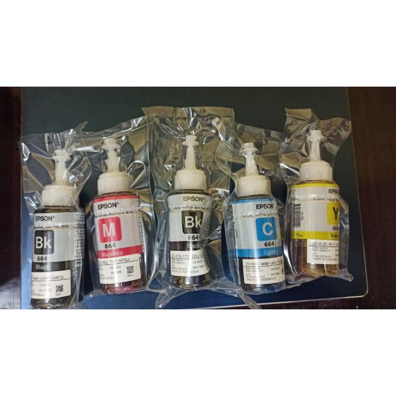 Epson L1300 Built-In Original Ink One set CMYK+black 1 Get 5 Bottles ...