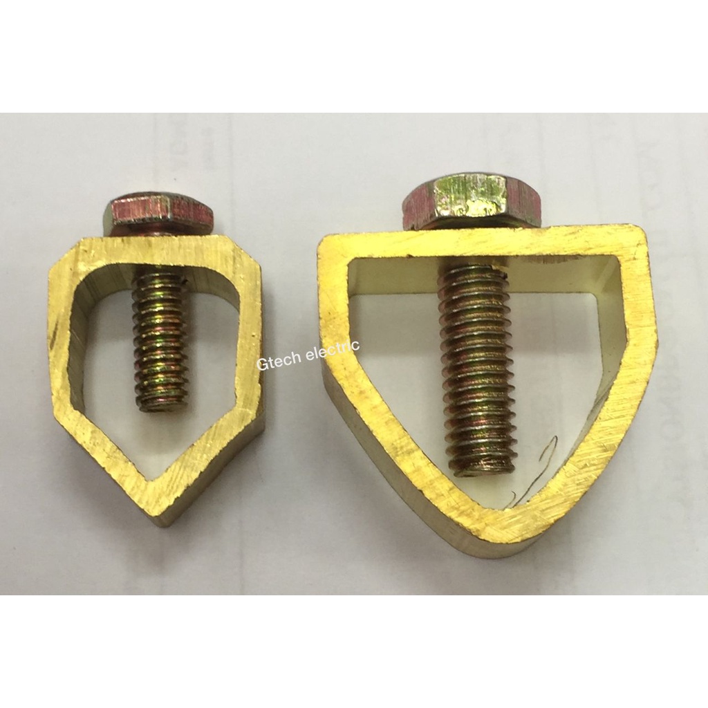 COPPER CLAMP HEAVY DUTY BIG / SMALL BRASS CLAMP EARTHING ACCESSORIES ...