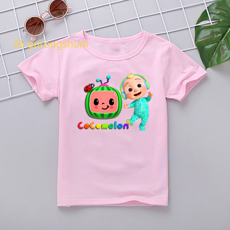 Cocomelon Kids T Shirt For Boys Kid Girls Clothes Children Tshirt Girl ...