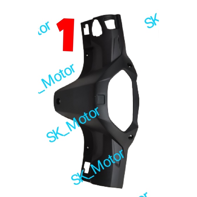 Honda WAVE ALPHA 110 CX V2 Original Inner Cover Full Set Kaver Hitam Meter Center Tank Front ...