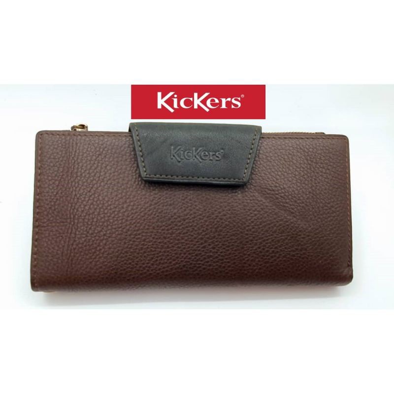 Original Leather Kickers Male/Female Long Wallet (C50241-DNG) | Shopee ...