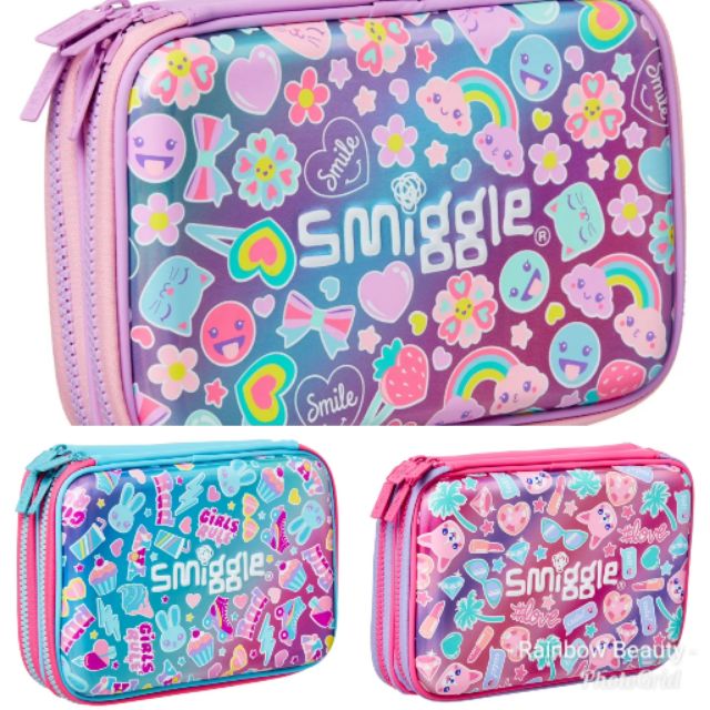 Smiggle Stylin' Double Up Hard Top Pencil Case | Shopee Malaysia