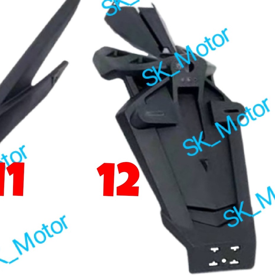 Yamaha Y15ZR Y15 YSUKU V1 Original Inner Cover Full Set Kaver Hitam ...