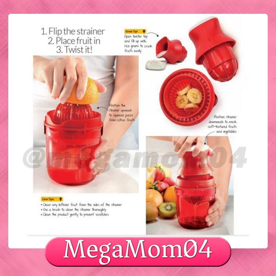 Juist Tupperware Manual Juicer portable small appliance gift box ...
