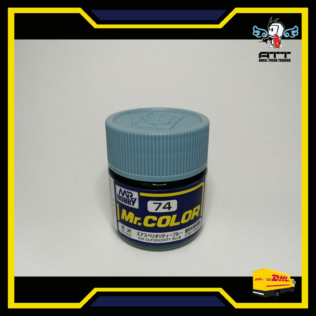 MR.COLOR 74 AIR SUPERIORITY BLUE 10ML (Gunpla Gundam Paint Model Kit ...