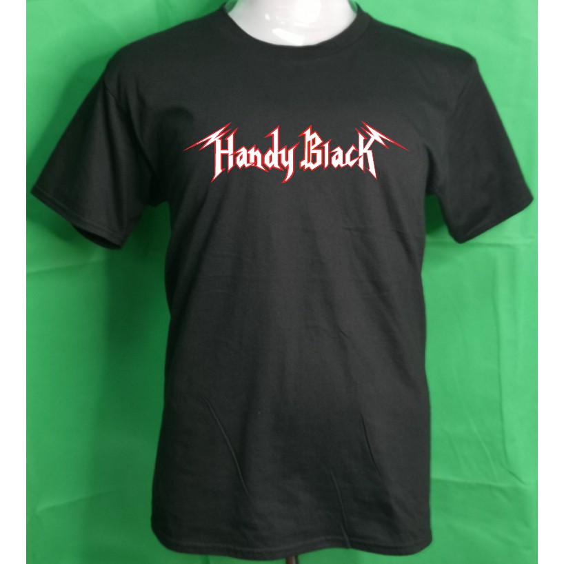 HANDY BLACK Rock Band T-shirt | Shopee Malaysia