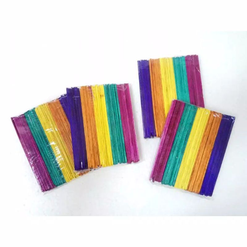 KAYU (30g) 0347-colored wooden sticks, colored ice cream creations ...