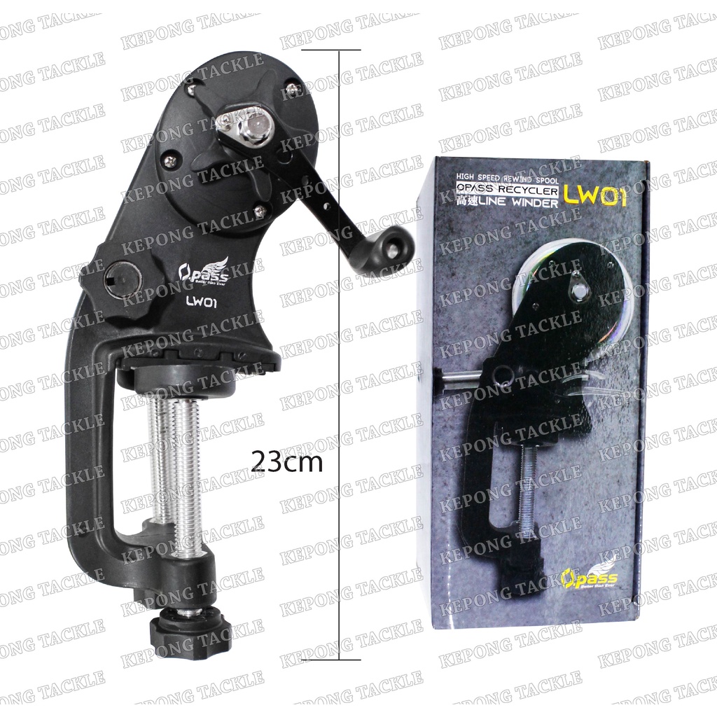 NEW OPASS fishing accessories RECYCLER LINE WINDER LW01 WITH HIGH SPEED ...