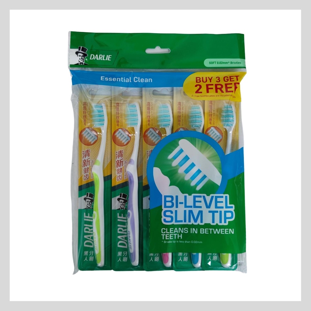 Darlie Wavy Fresh Toothbrush Buy 3 Free 2 (Soft) | Shopee Malaysia