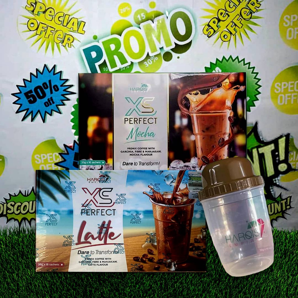 🔥Authentic💯XS PERFECT DRINK MOCHA & LATTE (SLIMMING DRINK 100% ORIGINAL HQ) | Shopee Malaysia