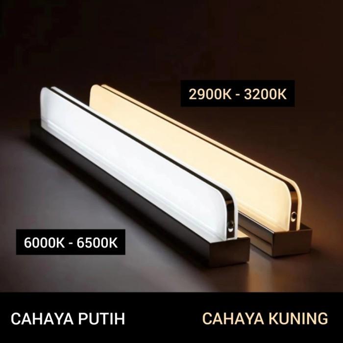 HITAM PUTIH Led Lights Sticky Dressing Table | Wall Lights | Black ...