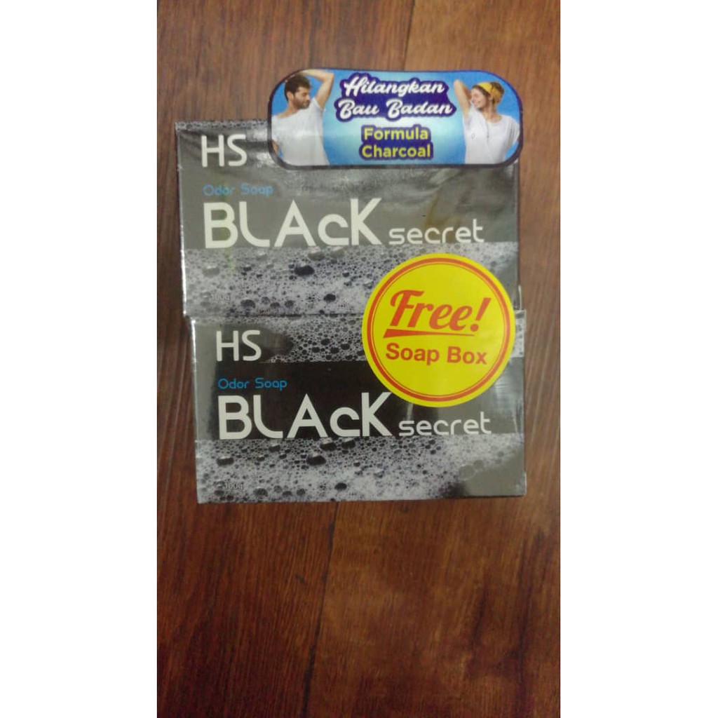 HS ODORR SOAP BLACK SECRET FREE SOAP BOX (100G X 2) | Shopee Malaysia