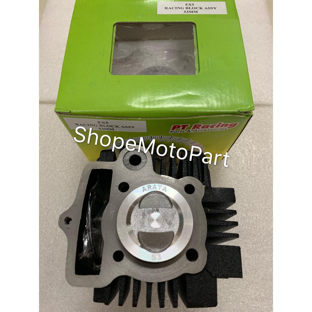 ARATA BLOCK BLOK RACING HONDA EX5 HP HIPOWER LAMA 53MM 56MM 55MM 53 56 ...