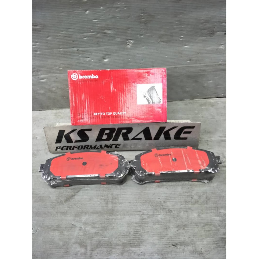Brembo Lexus RS 350 GS Twin Pot Front Brake Pad (Red) | Shopee Malaysia