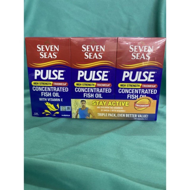 Seven Seas Pulse Triomega Fish oil (120’s/2x120’s/3x120’s)Exp 31 ...