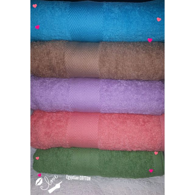 Promotion Egyptian Cotton Bath TOWEL Besar size | Shopee Malaysia