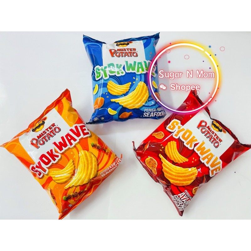 Mister Potato Syok Wave Potato Chips 65g | Shopee Malaysia
