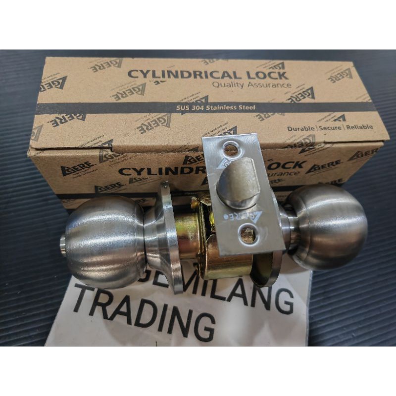 LS GEMILANG GERE (SIRIM) keyless toilet office CYLINDER DOOR LOCK Set ...