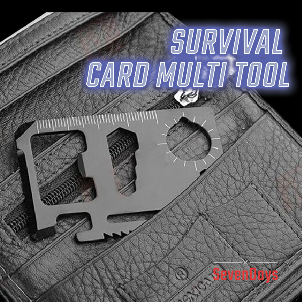 Survival Card Multi Tool Purpose Card Outdoor Pocket Wallet Multi ...