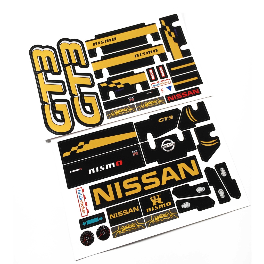 Custom sticker for MOC-25326 Nissan GT-R Nismo GT3（black）, Premium ...