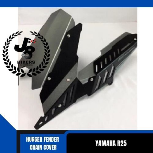 REAR MUDGUARD HUGGER FENDER CHAIN COVER FOR 2013-2018 YAMAHA YZF R3 R25 ...