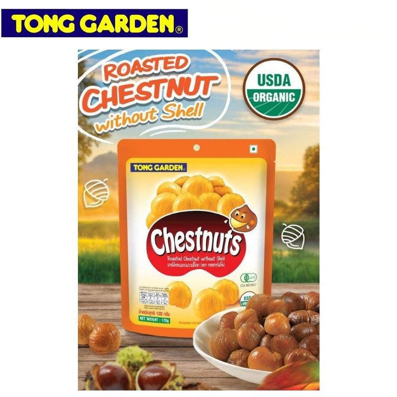 Halal*Tong Garden Chestnuts Organic Without Shell*120g | Shopee Malaysia