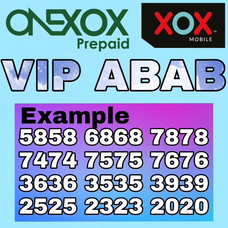 VIP NUMBER ABAB SERIES | Shopee Malaysia