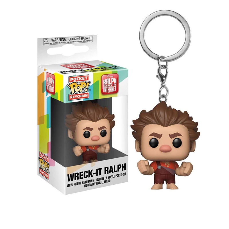 1PCS Funko POP Disney Wreck-It Ralph Figure Keychain Minions Elsa Dolls ...