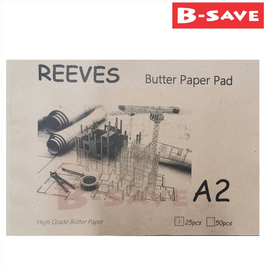 A2 Butter Paper Pad 25 Sheets / Drawing Techniture | Shopee Malaysia