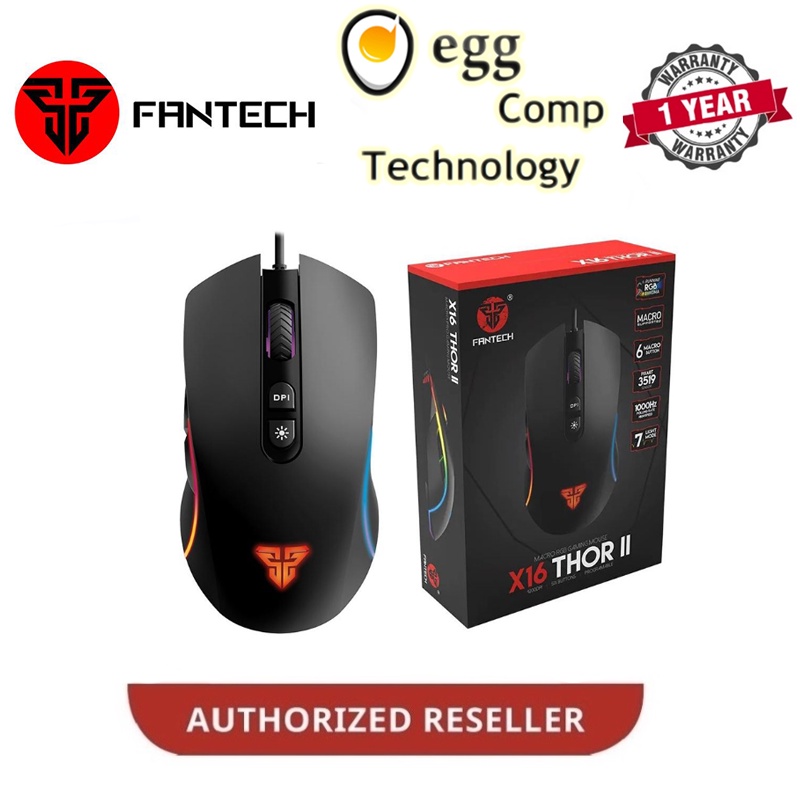 Fantech X16 Thor II 4200 DPI Macro Pro RGB Gaming Mouse | Shopee Malaysia