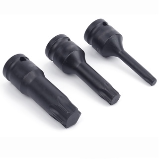 (1pc) 1/2" Dr T20-T100 78mm Length Torx Driver Impact Bit Socket Bit ...