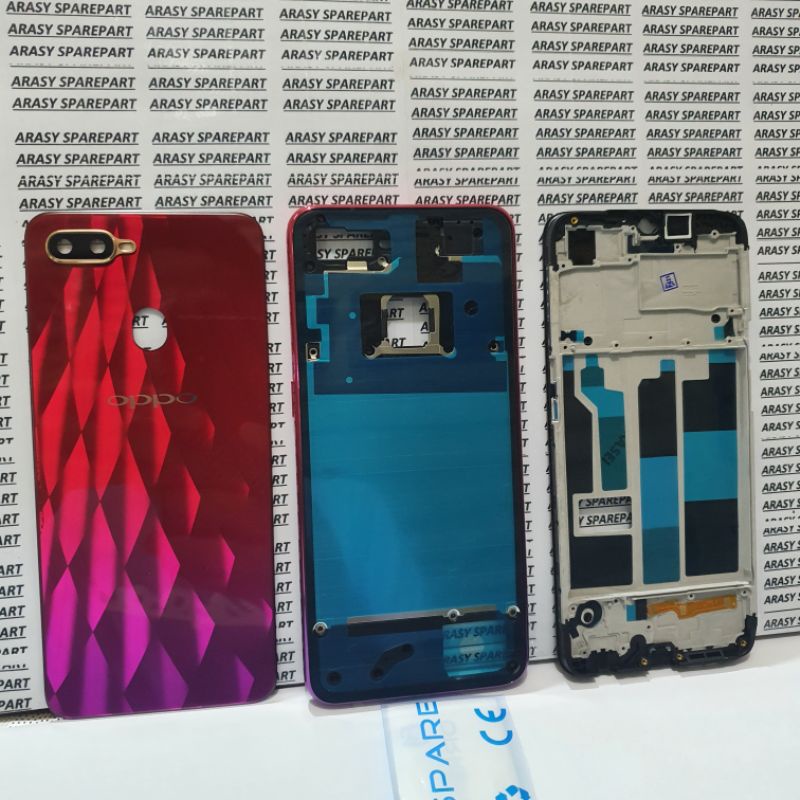 Original Oppo f9 Housing Casing Full Set Backdoor Frame Bazel | Shopee ...