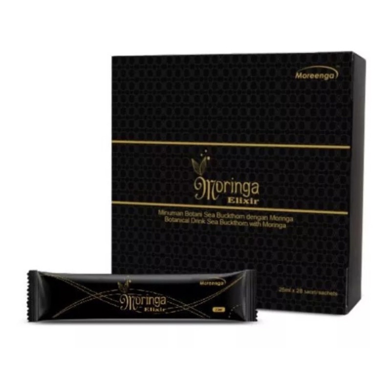 Moringa Elixir 25ml x 28sachets New Packaging (Exp Date 2024) | Shopee Malaysia