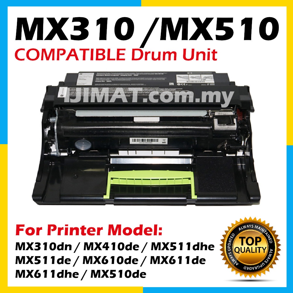 Compatible Drum For Lexmark MX310, MX310dn, MX410, MX410de, MX510, MX510de, MX511, MX511de ...