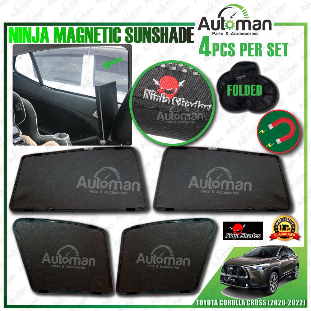 Toyota Corolla Cross 2021 - 2022 Magnetic Ninja Sun Shade Sunshade ...