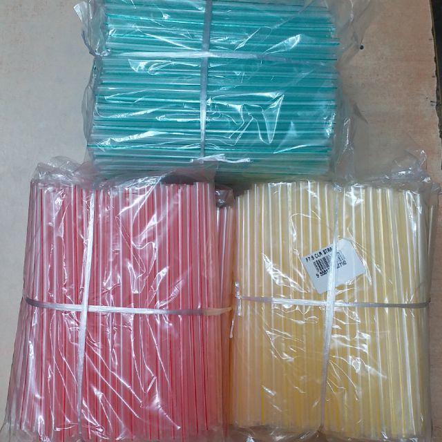7" Drinking Straw (480pcs+-) - Disposable Plastic Straw 7 inch - Straw ...